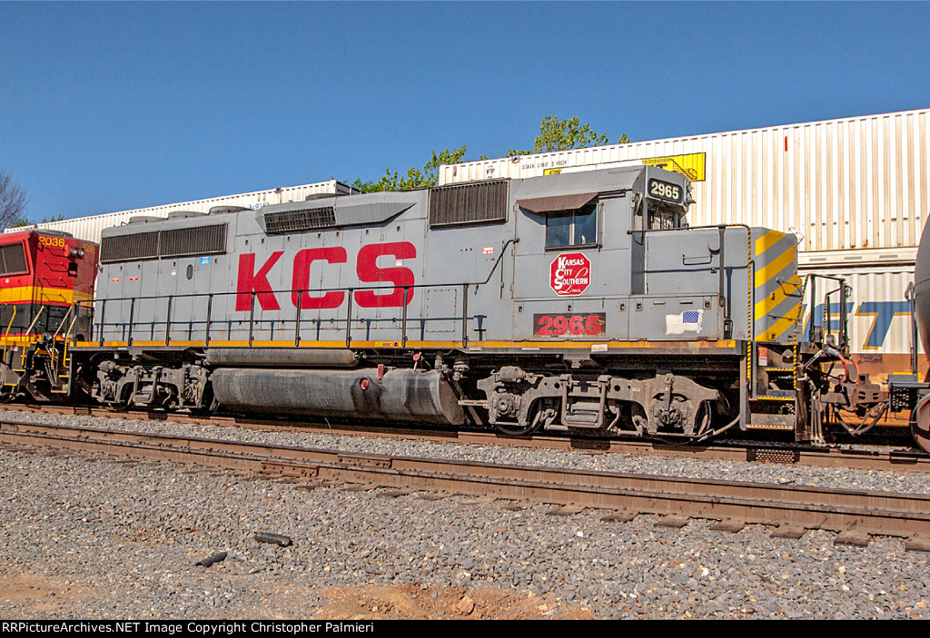 KCS 2965 on the Bossier Turn